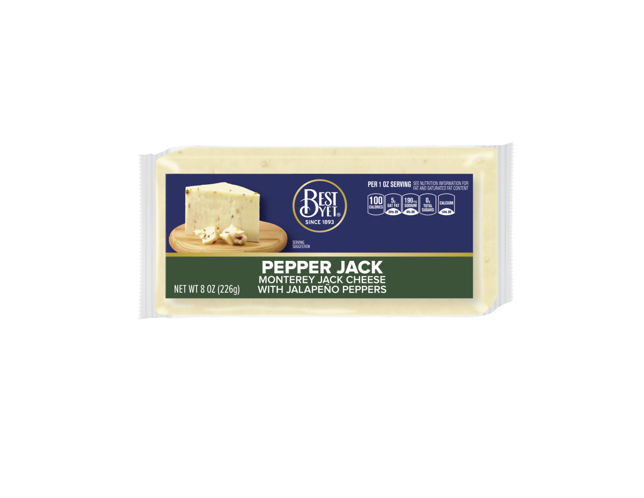 Pepper Jack Cheese Bar - Best Yet Brand