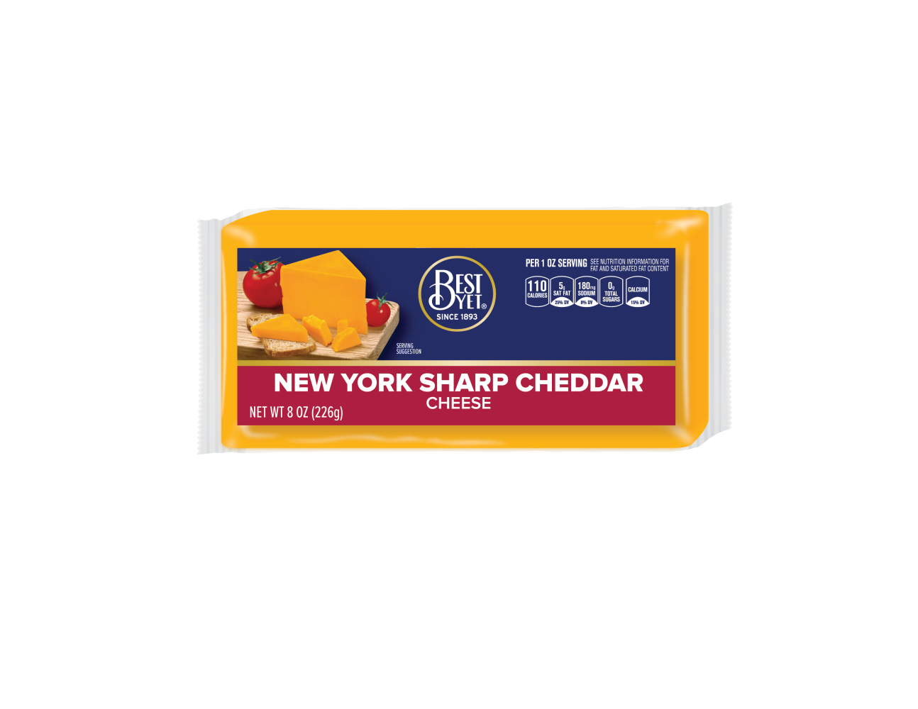 NY Yellow Sharp Cheddar - Best Yet Brand