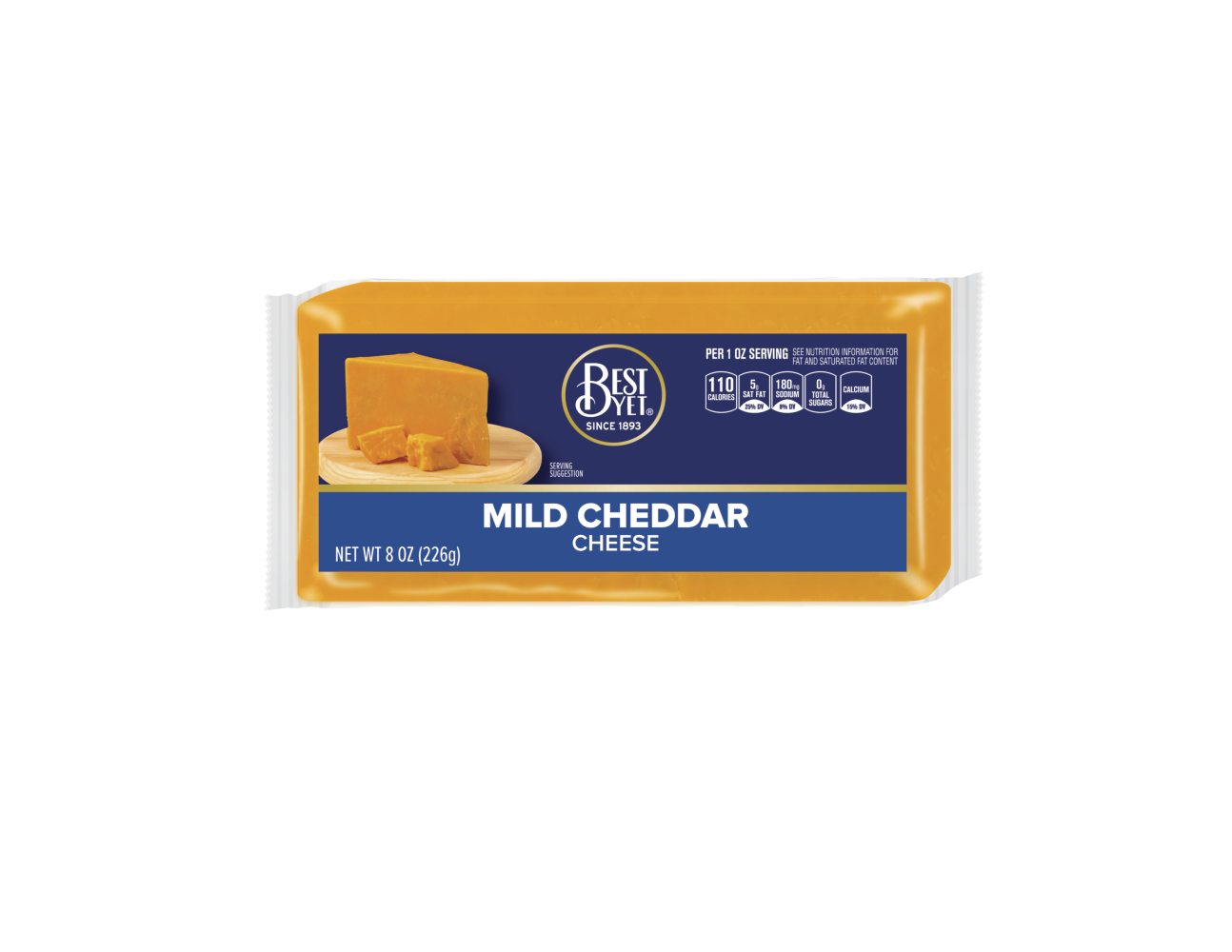Mild Cheddar Cheese Bar - Best Yet Brand