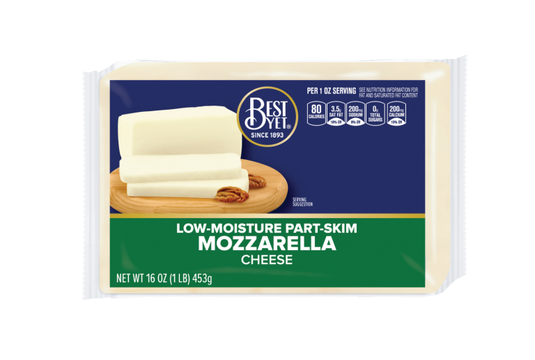 Chunk Mozzarella Cheese - Best Yet Brand