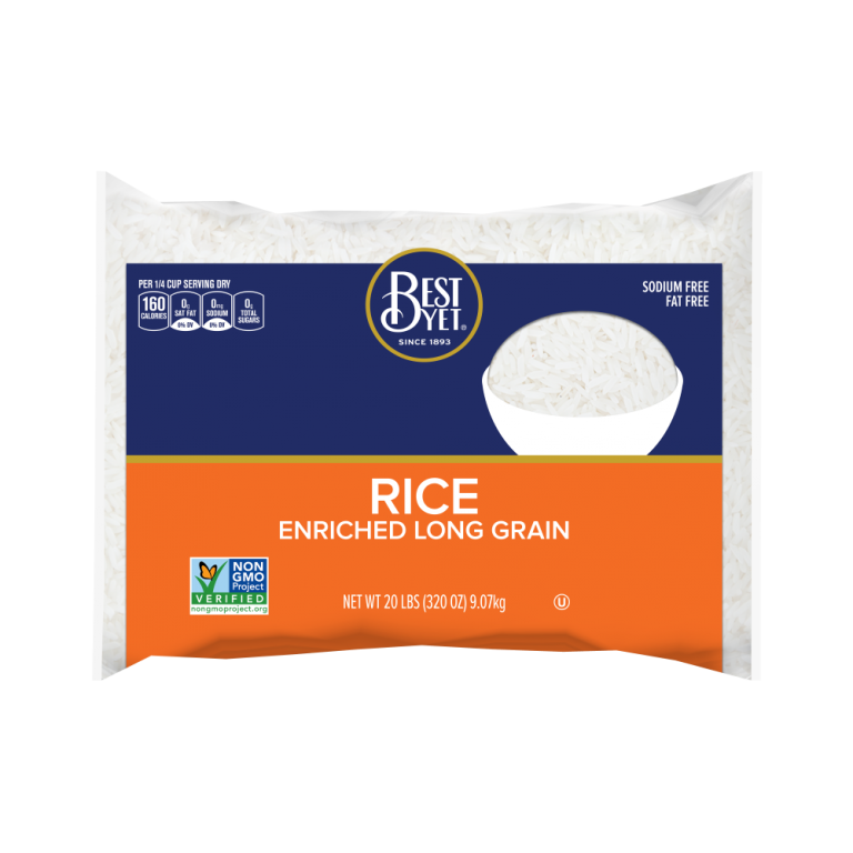 Long Grain Rice 20LB - Best Yet Brand