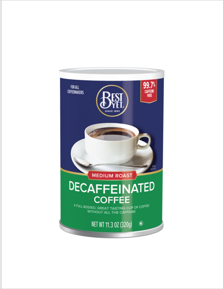Ground Coffee Decaffeinated - Best Yet Brand Ground Coffee Decaffeinated - Best Yet Brand