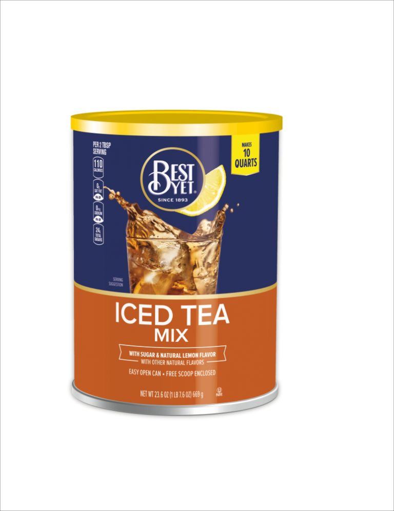 Iced Tea Mix With Lemon 23.6OZ - Best Yet Brand