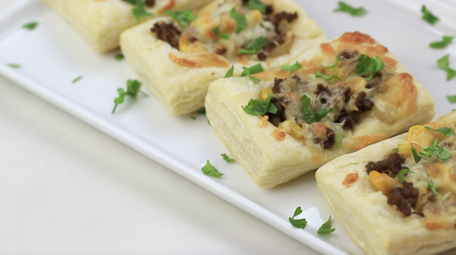 Taco Puff Pastry Tarts - Best Yet Brand
